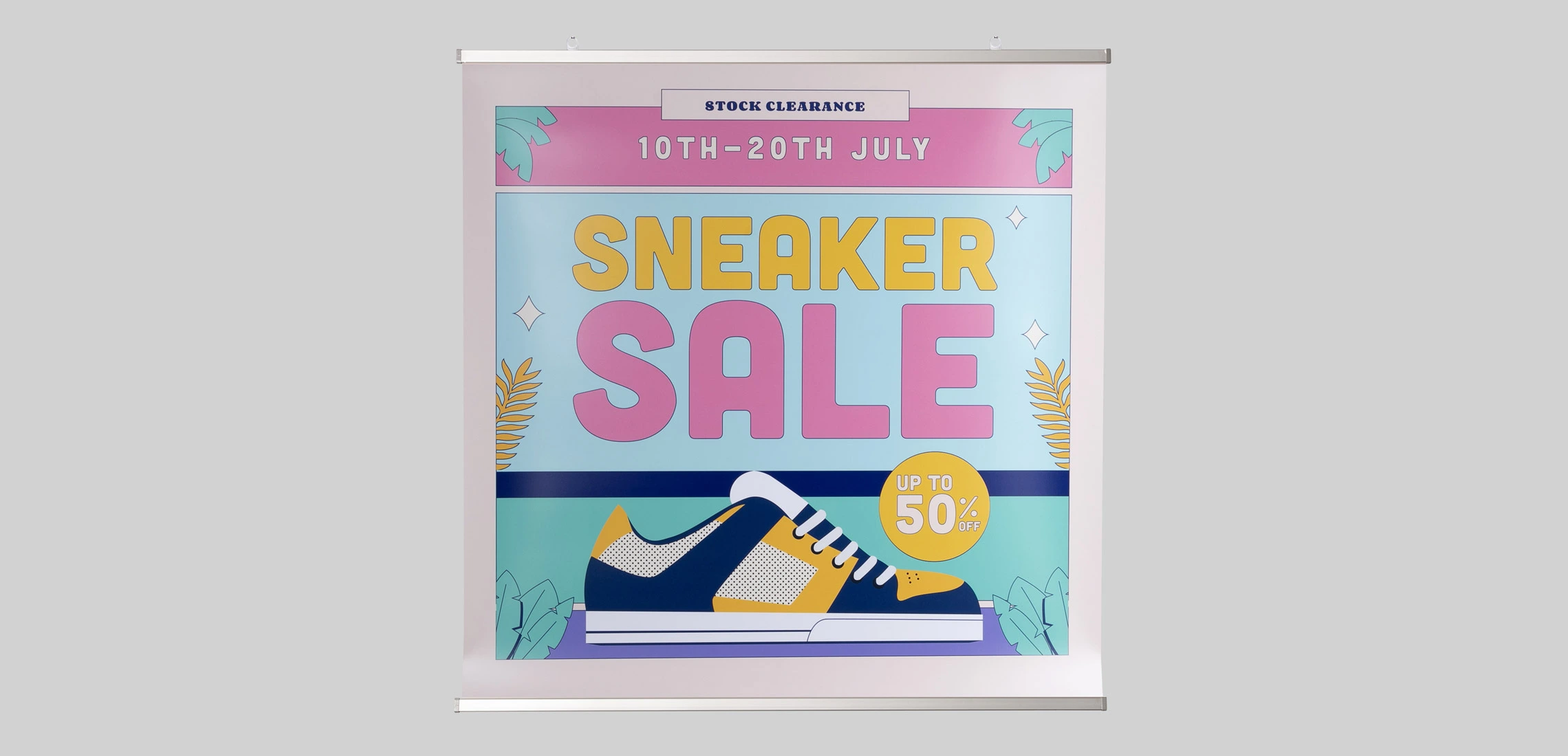 Retail Hanging Banners : You Create. We Print. | Red Printing SG