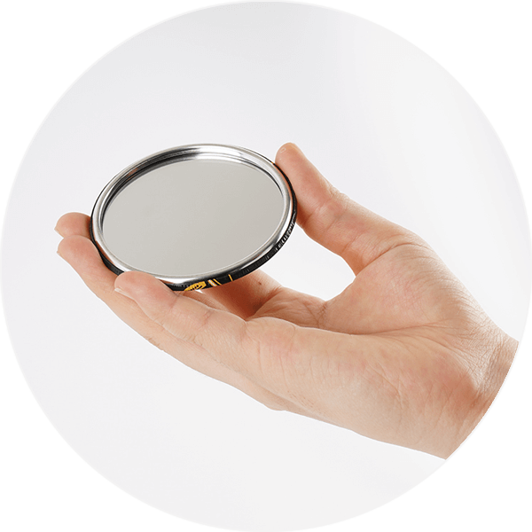 Luminous Mirror Button Badges : You Create. We Print. | Red Printing SG
