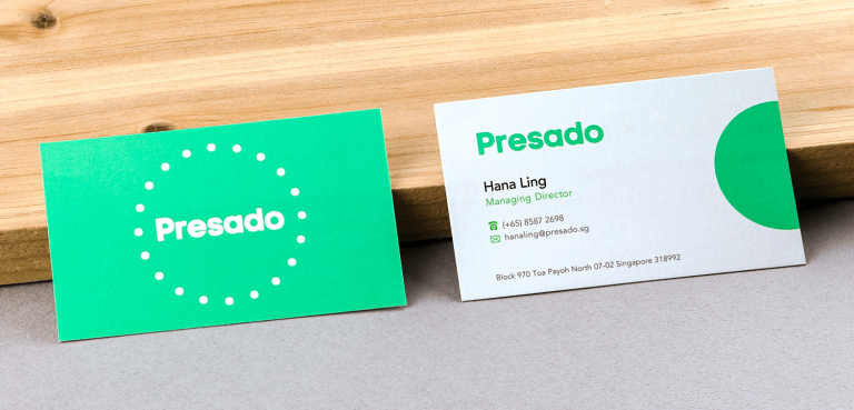 Standard Business Cards : You Create. We Print. | Red Printing SG