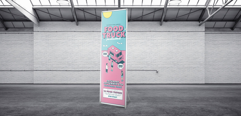 Standing Banner Printing | Custom Banner Printing Singapore
