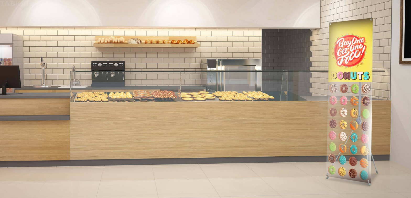 Transparent Standing Banners : You Create. We Print. | Red Printing SG