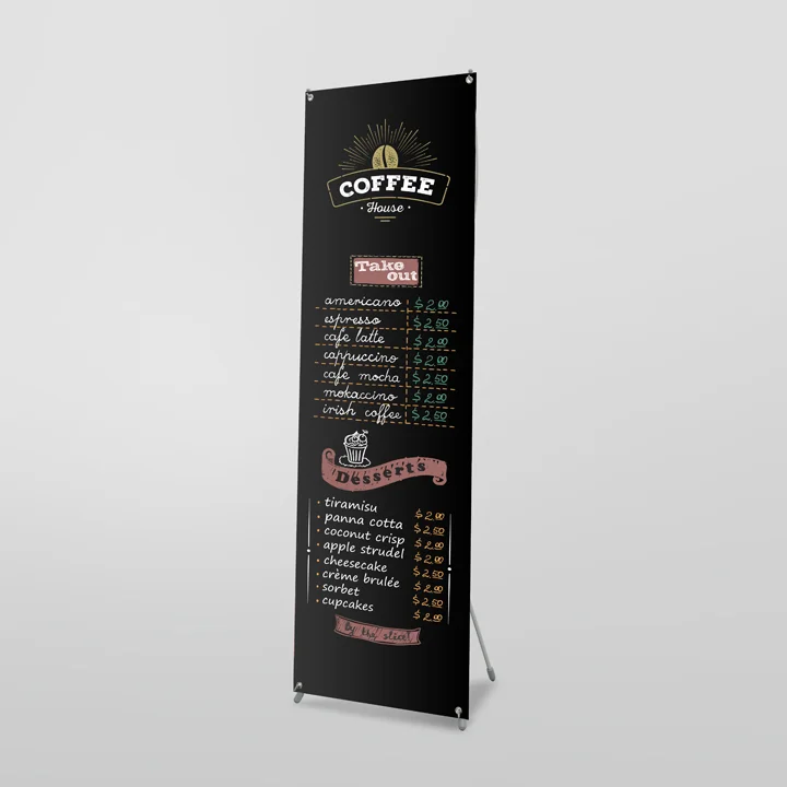 Mesh Standing Banners : You Create. We Print. | Red Printing SG