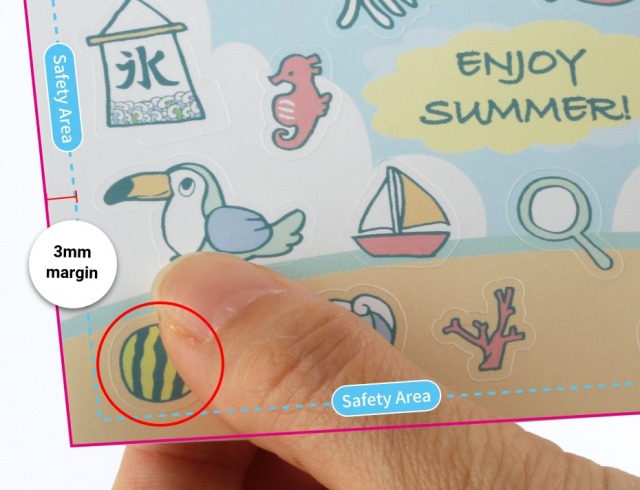 Free Shape Stickers (Kiss Cut) : You Create. We Print. | Red Printing SG